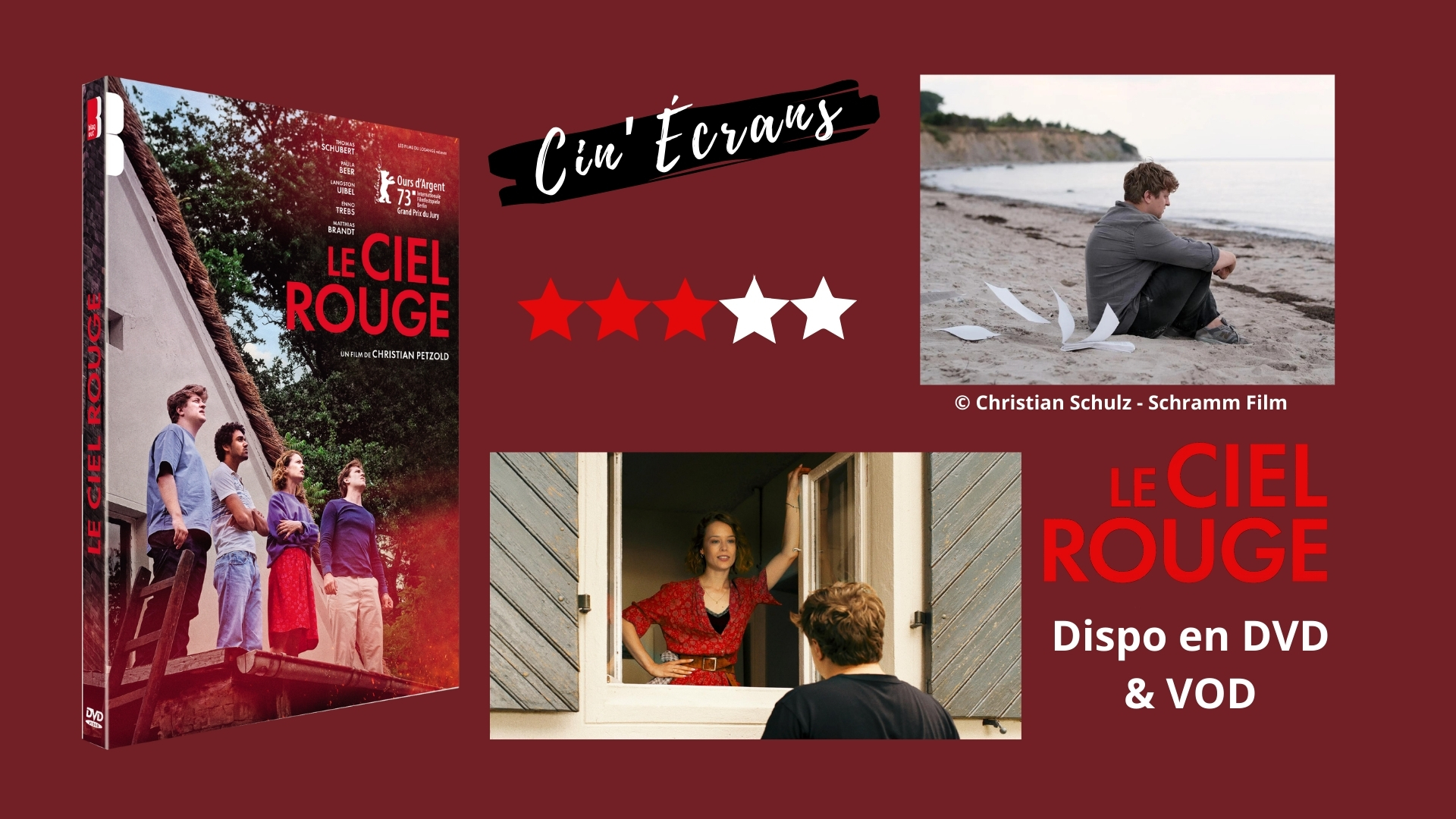 Le ciel rouge, un film intimiste et incandescent ! - Cin'Ecrans