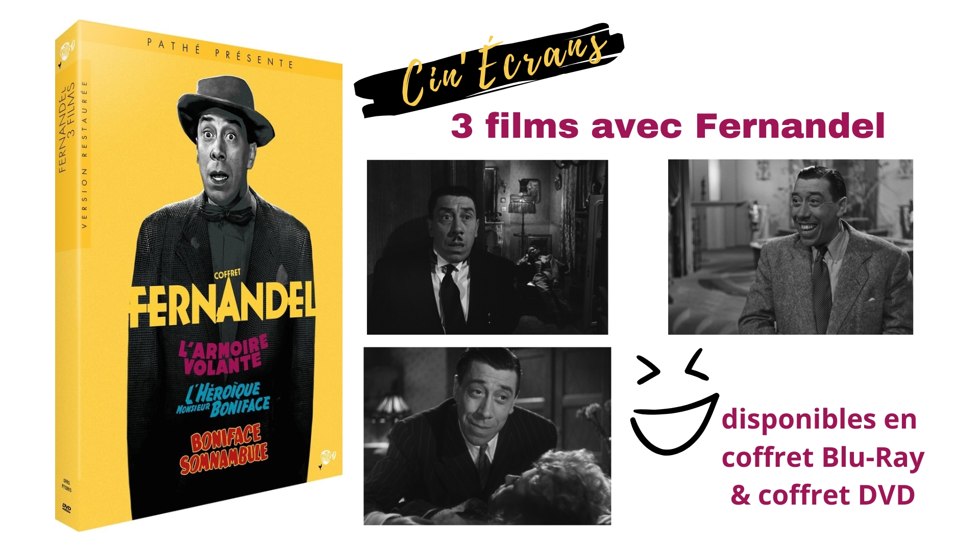 Fernandel se fait coffret en 3 films - Cin'Ecrans